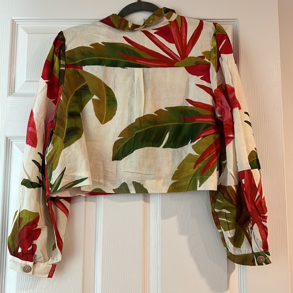 FARM Rio | Tops | Farm Rio Spring Forest Shirt | Poshmark